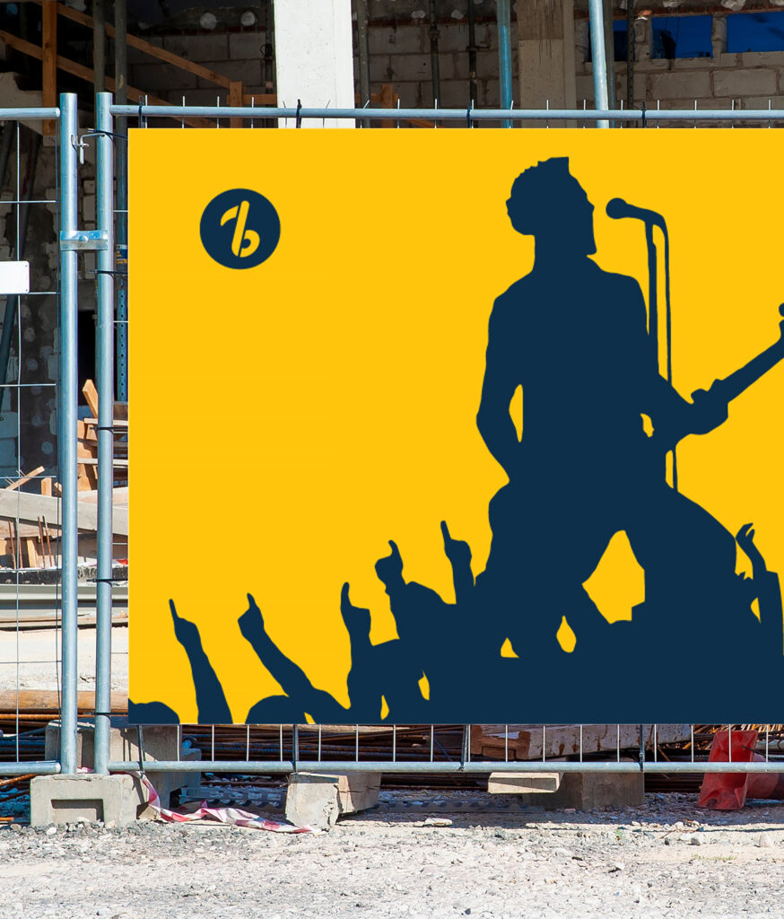 PVC og Mesh Banner med tryk - Bandmerch.dk