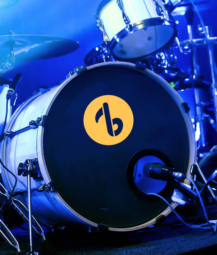 Roll Up med eget design - Bandmerch.dk